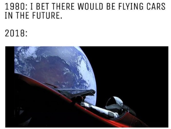 Tesla in space memes - gevaaalik.com